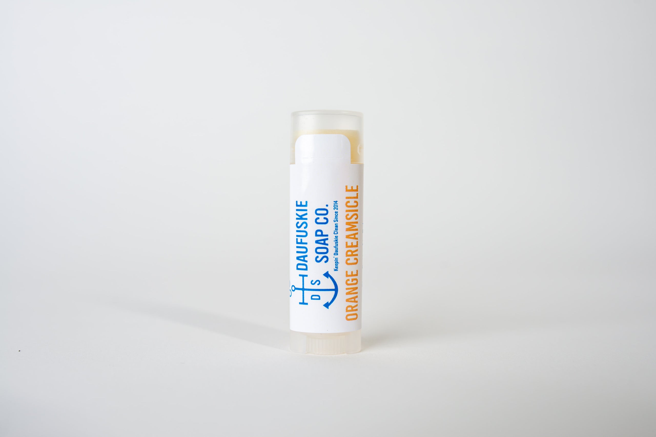 Handcrafted Orange Creamsicle Lip Balm Daufuskie Soap Co